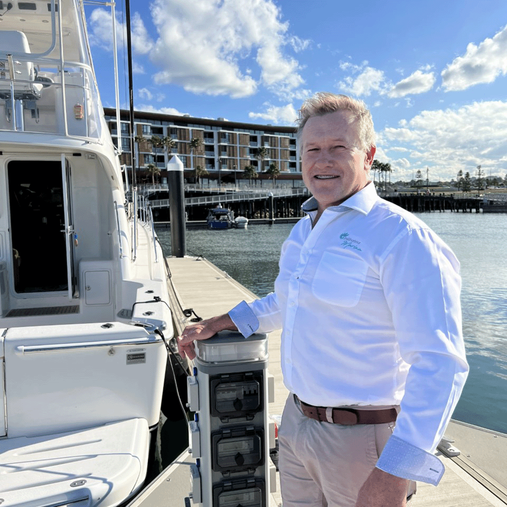 Shellharbour marina & Les Binkin | The Waterfront, Shell Cove NSW